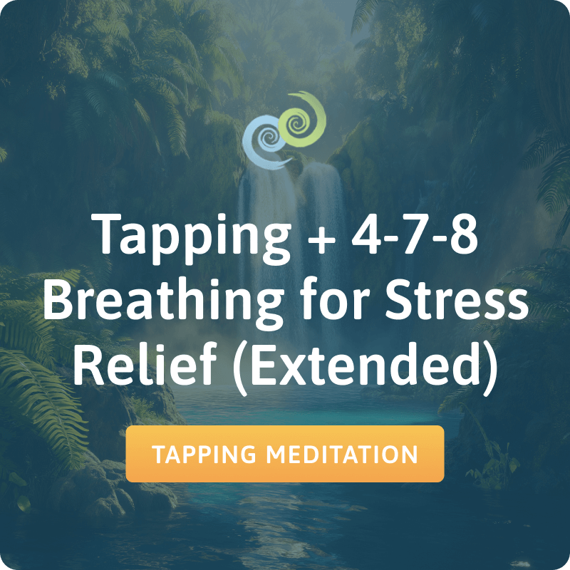 Tapping + 4-7-8 Breathing for Stress Relief (Extended)