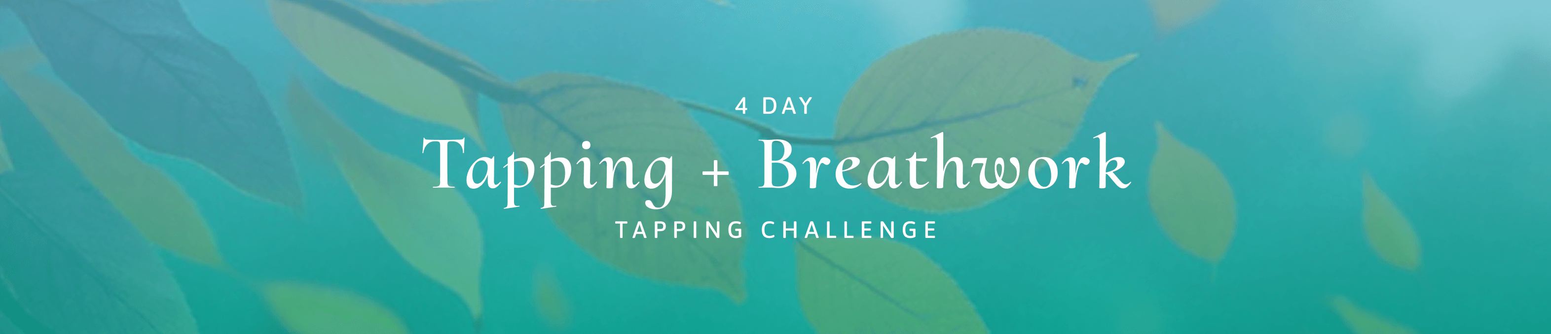 4 Day Tapping + Breathwork
